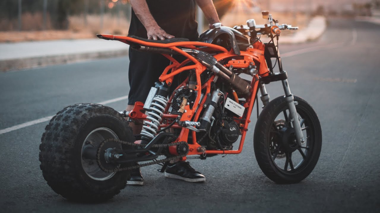 Project 0133 | Making a motorbike from scratch with a fast coupling KTM ...