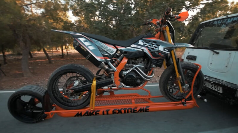 Project 0121 | Make it Extreme’s motorbike trailer - Make It Extreme